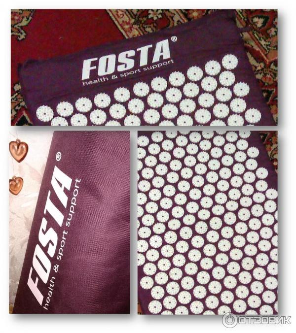 Отзыв о Массажный коврик Fosta F 0102 | Решила заняться гимнастикой, постелила коврик на пол ...