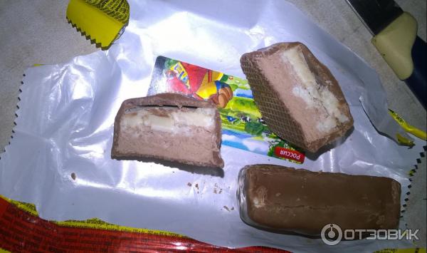 Отзыв о Батончик Nesquik | С наклейкой внутри.