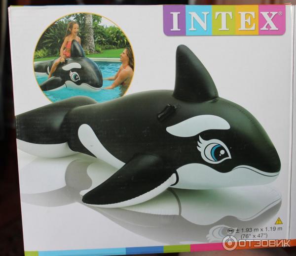 Отзыв о Надувная игрушка для плавания Intex "Касатка" | С пляжа ребенка ...