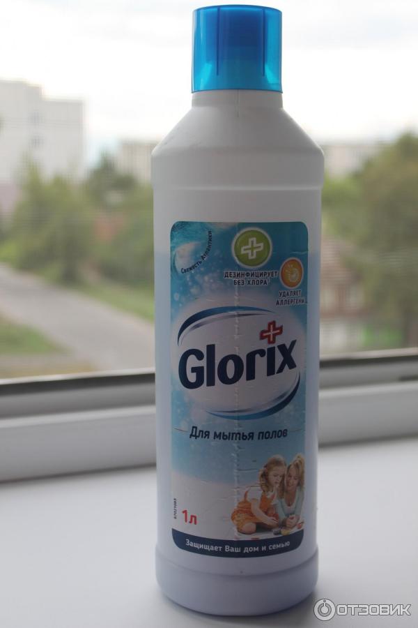 Отзыв о Средство для мытья полов Glorix "Свежесть Атлантики" | Хорошее ...
