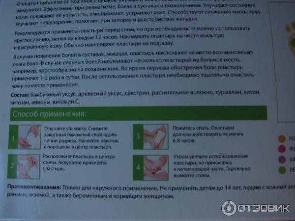 Отзыв о Ножные пластыри Faberlic Detox | фигня