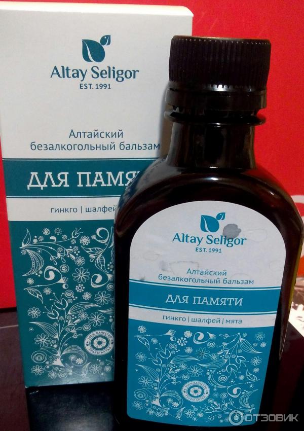 Отзыв о Безалкогольный бальзам Altay Seligor "Для памяти" | чтобы мозг ...